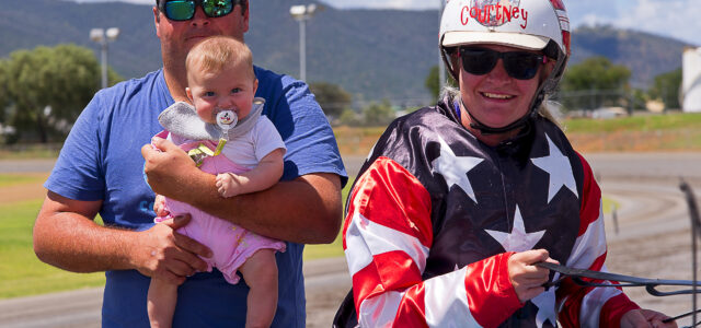 A proud day for new mum Courtney | National Trotguide