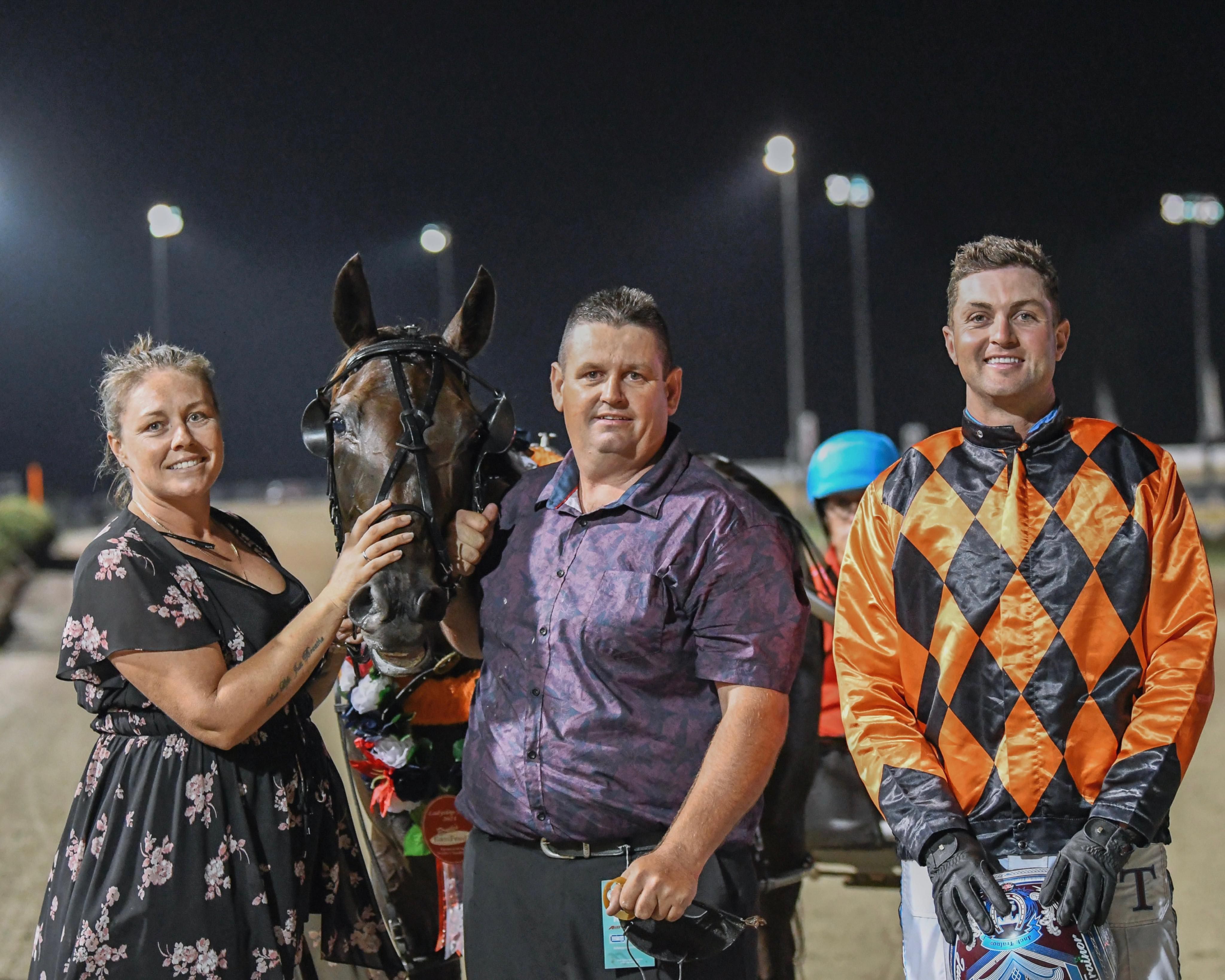 Trainor enjoying the fruits of his hard work | National Trotguide